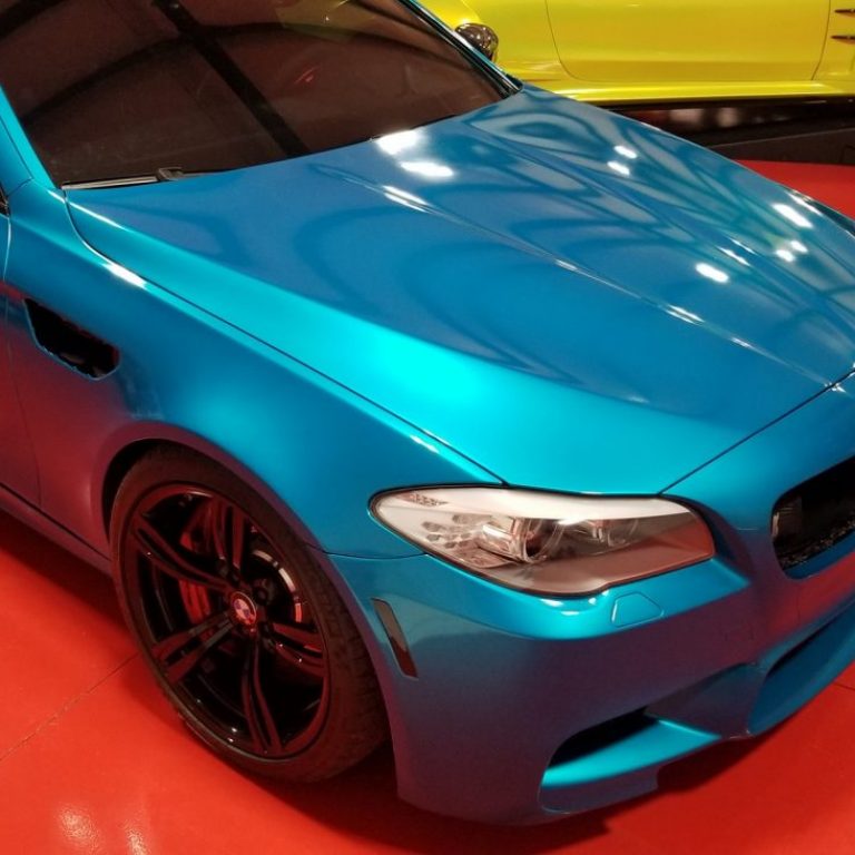 Atomic Teal BMW M5 - WRAPABULL