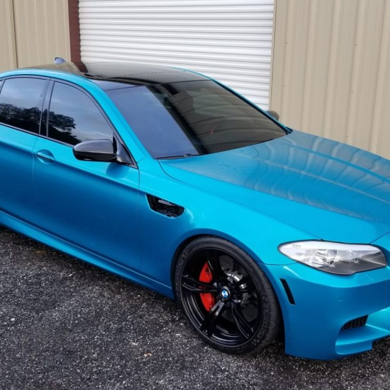 Atomic Teal BMW M5 - WRAPABULL