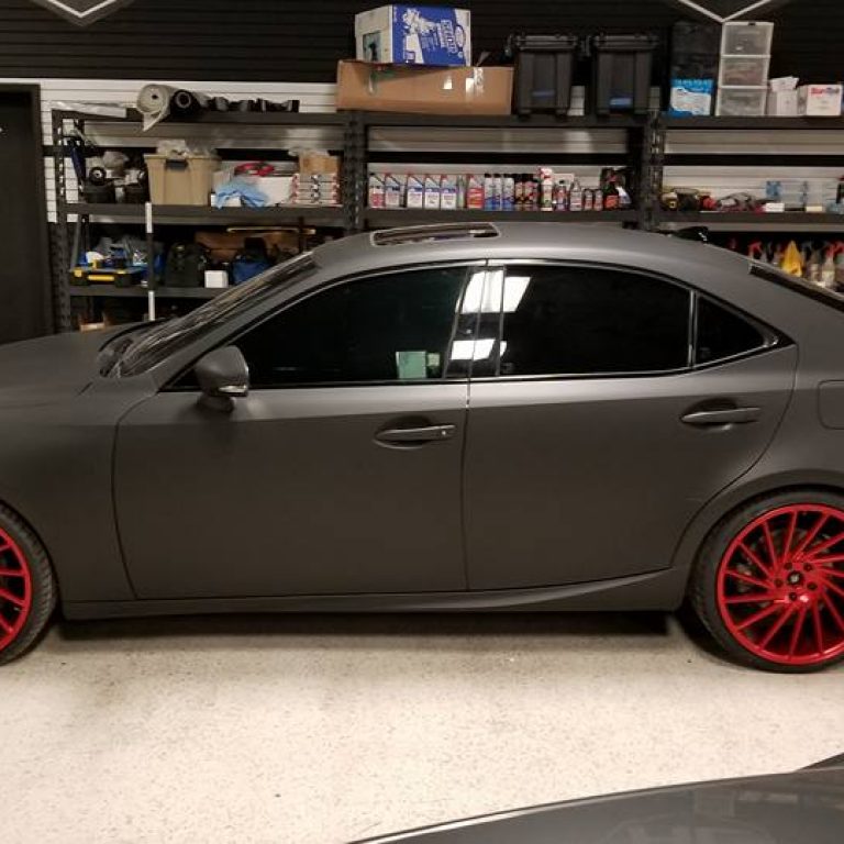 Matte Black Lexus IS350 - WRAPABULL