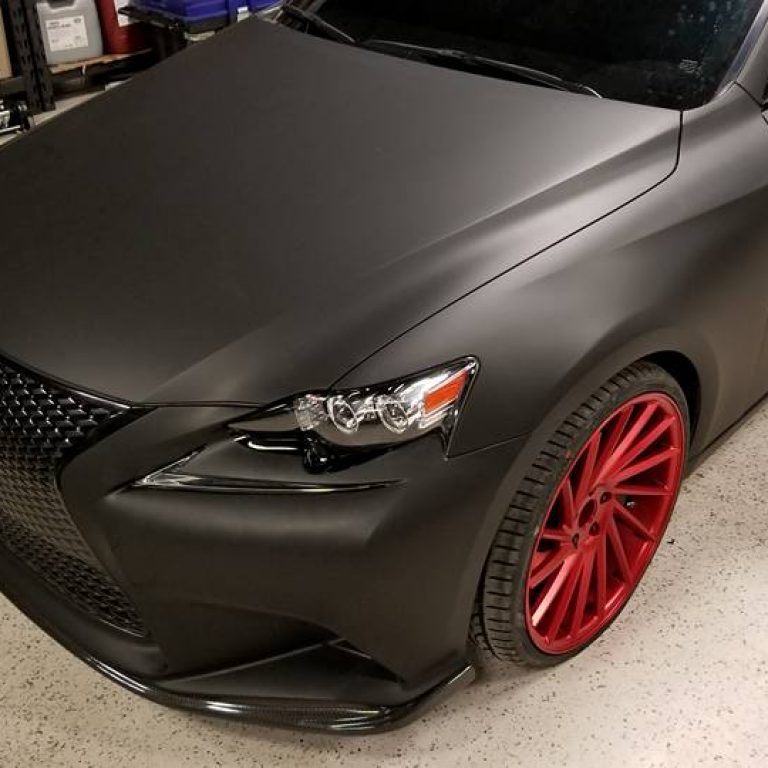 Matte Black Lexus IS350 - WRAPABULL