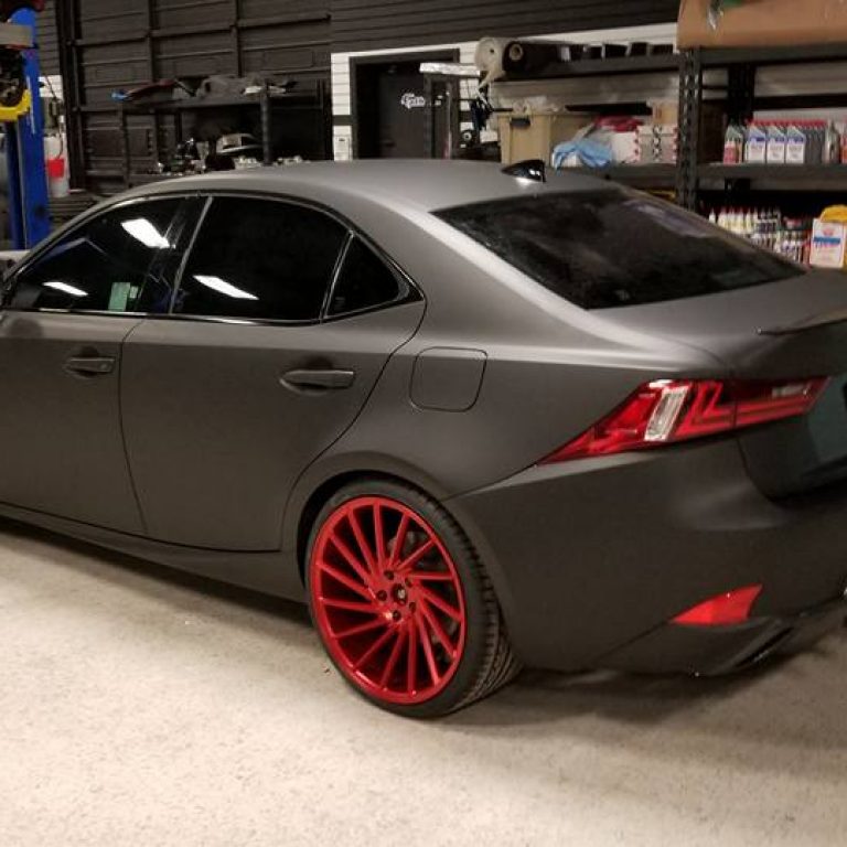 Matte Black Lexus IS350 - WRAPABULL